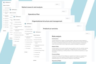 AI Business Plan Generator | Get your business plan in 15 minutes